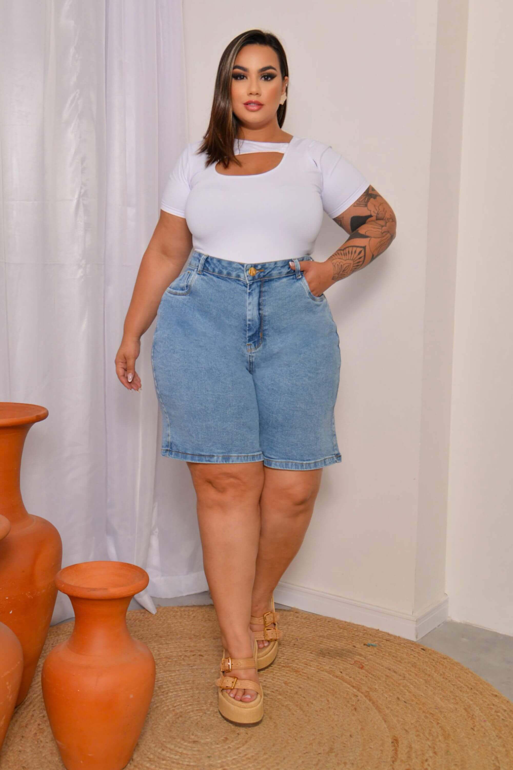 Jorts Jeans Plus Size Sol Jeans